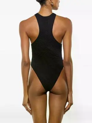 LANEUS Sleeveless Halterneck Body