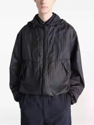 LEMAIRE Lightweight Nylon Windbreaker - Black