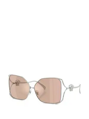 Versace Geometric Logo Sunglasses