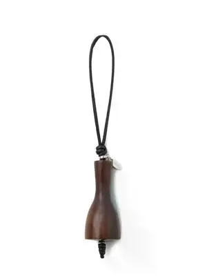 LEMAIRE Leather Bag Charm - Brown