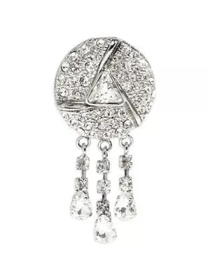 Alessandra Rich Embellished Drop Earrings