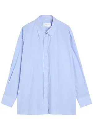 ARMARIUM Striped Cotton Shirt - Blue