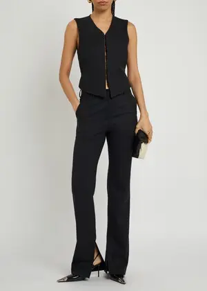 ARMARIUM Wool And Satin Vest