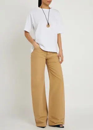 ARMARIUM Luke Wide-leg Cotton Trousers