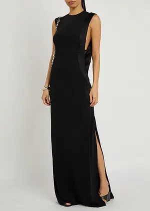 Christopher Esber Infinity Cut-out Jersey Maxi Dress