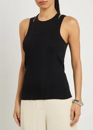 ARMARIUM Layered Ribbed Cotton Tank