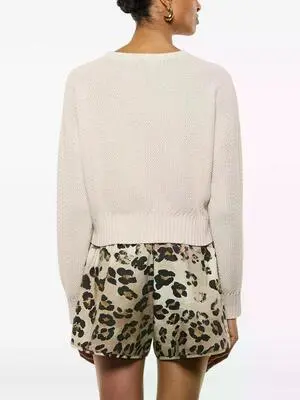 LANEUS Crew Neck Knitted Sweater