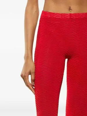 LANEUS Knit Flared Trousers
