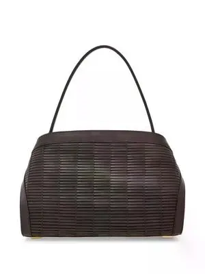 FERRAGAMO Hug Soft Woven Tote Bag - Brown