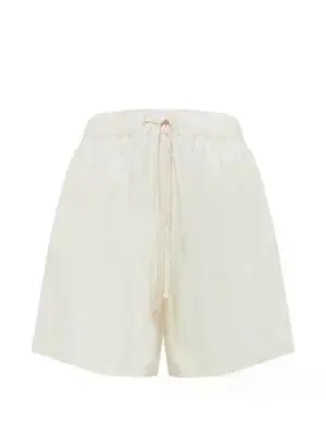 LANEUS Crochet Pocket Shorts - Neutrals