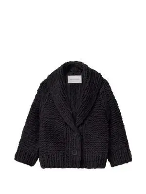 Iris Von Arnim Shawl-collar Buttoned Cardigan - Blue