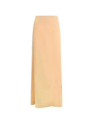 KRISTINA TI Straight Maxi Skirt - Neutrals