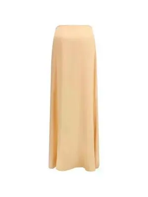 KRISTINA TI Straight Maxi Skirt - Neutrals