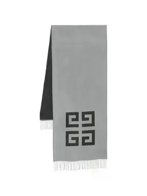 Givenchy Logo-print Scarf - Grey