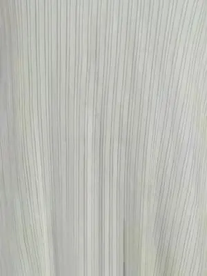 GONGDID DESIGN Pleated Halterneck Mini Dress