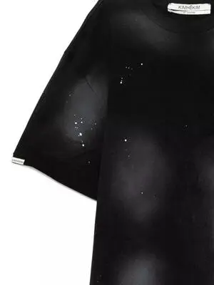 KIMHEKIM Spray-dyed Crewneck T-shirt