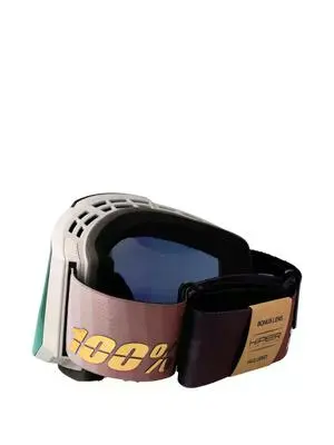 100% PURE Snowcraft Ski Goggles With Logo Strap