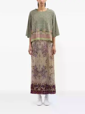 PIERRE-LOUIS MASCIA Floral Print Boxy T-shirt