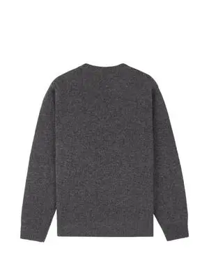 Sporty & Rich Embroidered Logo Crew Neck Sweater