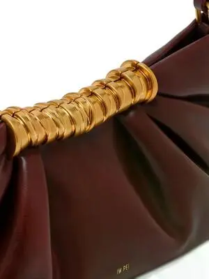 Jw Pei Leia Ruched Clutch Bag With Gold-tone Hardware