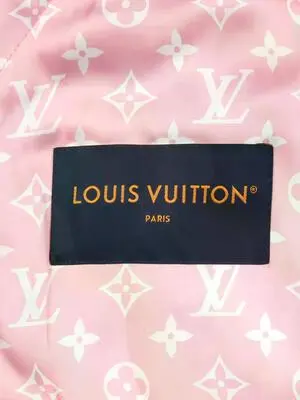 LOUIS VUITTON Leather-detail Varsity Jacket