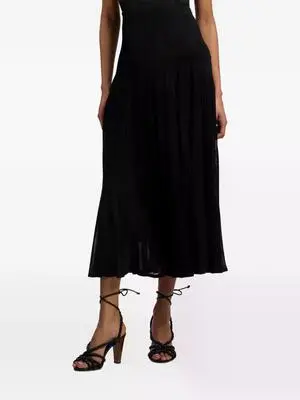 Ralph Lauren Celia Ottoman Pleated Skirt