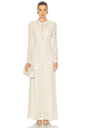 Alexis Niccola Dress - Beaded Macrame