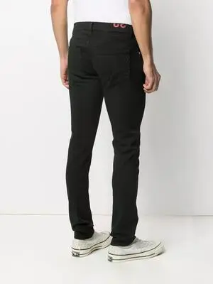 DONDUP Dark Wash Slim-fit Jeans - Black