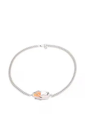 CAPSULE ELEVEN Sterling Carnelian Necklace - Silver
