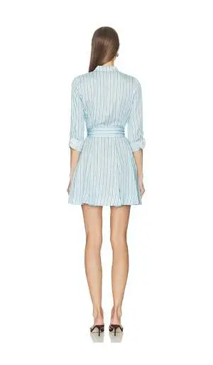 Alice + Olivia Lucy Roll Cuff Mini Dress