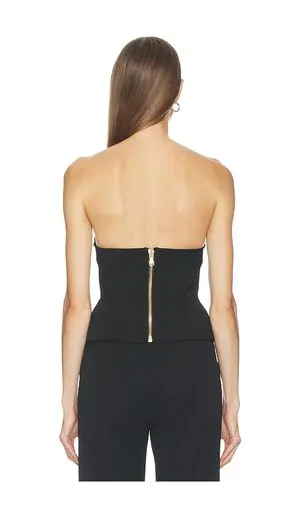 L'Agence Anna Structured Peplum Corset Top