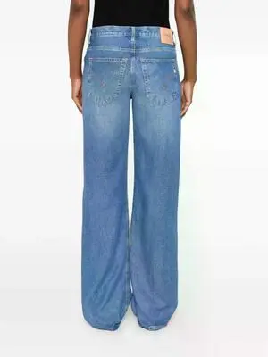 DONDUP Jacklyn" Tailored Wide-leg Trousers
