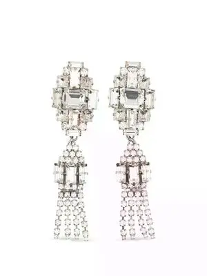 Alessandra Rich Silver Earrings