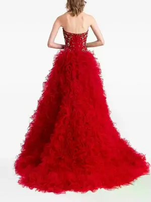 Gemy Maalouf Ruffled Evening Dresses