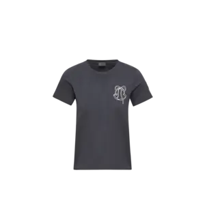 Moncler Embroidered Logo T-shirt - Blue
