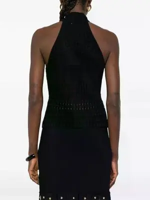 Simkhai Halterneck Textured Knit Top