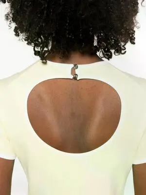 Maje Cut-out Short-sleeve T-shirt