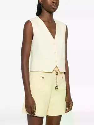 Maje Sleeveless Vest - Yellow