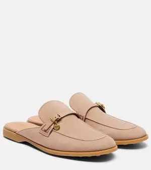 TOD'S Tod's Leather Mules Beige