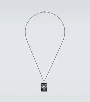 Ileana Makri Evil Eye Pendant Necklace - Silver