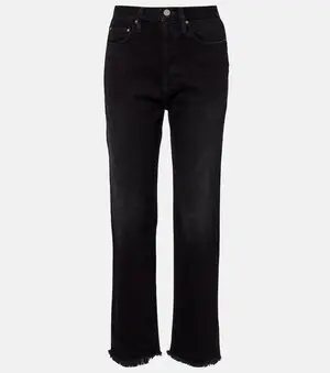 TOTEME Distressed Straight Jeans
