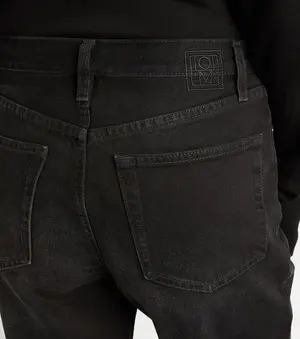 TOTEME Distressed Straight Jeans