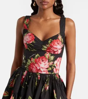 Dolce & Gabbana Floral Bustier Top