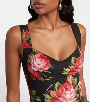 Dolce & Gabbana Floral Bustier Top