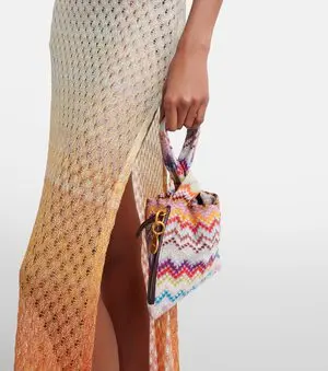 Missoni Jacquard Top-handle Bag - Multicoloured