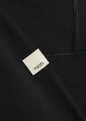 Vuori All The Feels Slim Flared-leg Stretch-jersey Leggings - Black