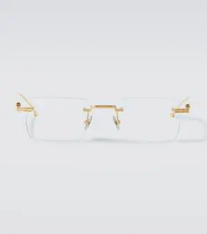 Cartier Pasha Rectangular Eyeglasses - Transparent