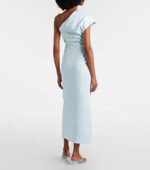 SIR. Linen Midi Skirt In Ice