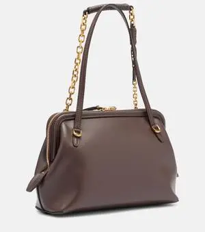 Etro Leather Shoulder Bag - Brown