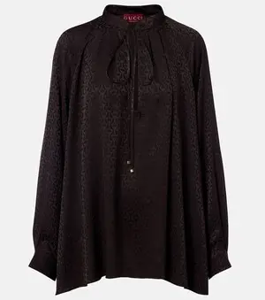 Gucci Printed Silk Shirt
